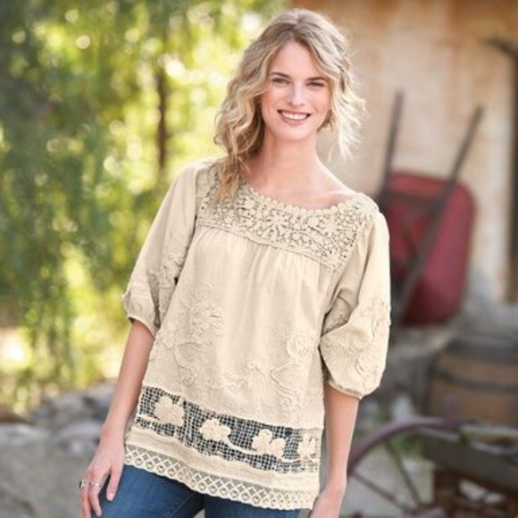 Sundance | Tops | Sundance Lace Ophelia Top | Poshmark